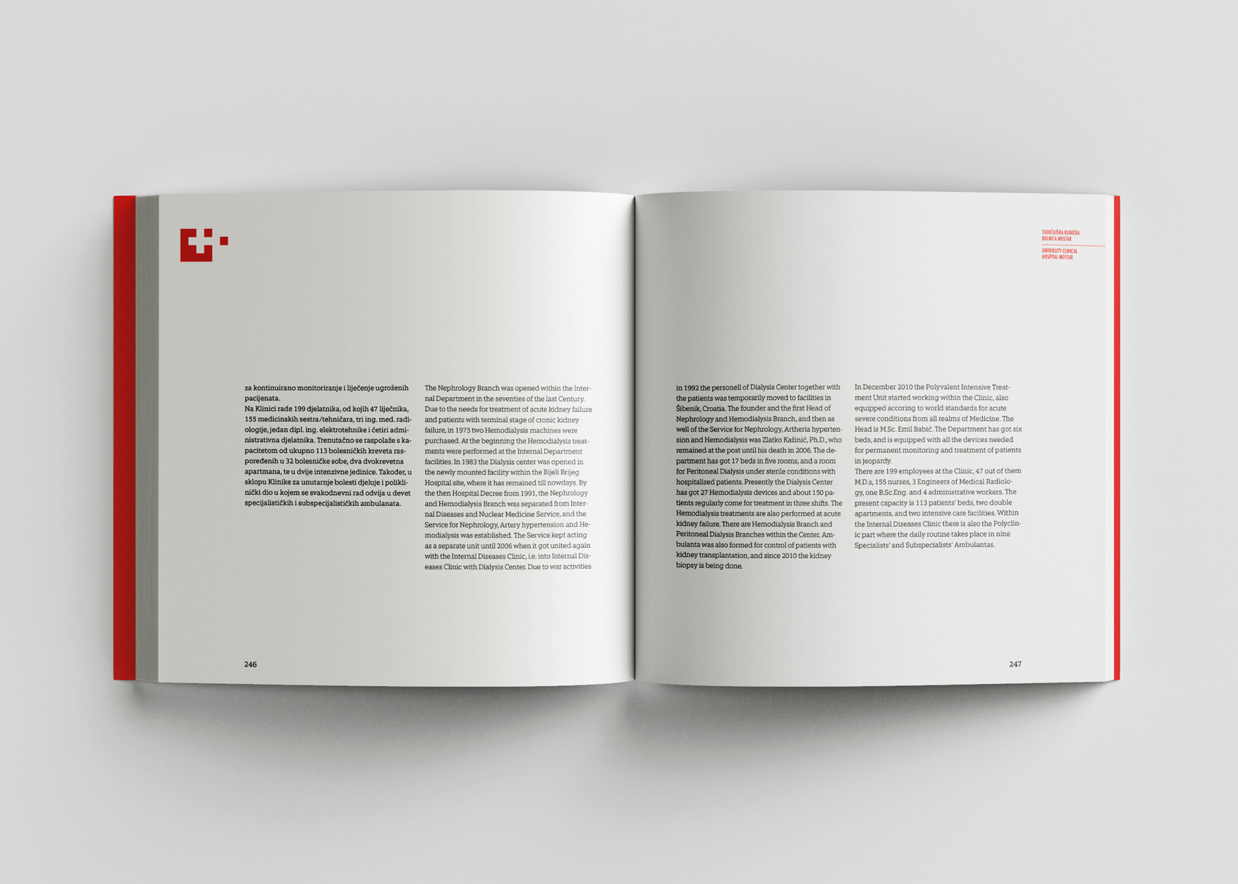 Design of the “Official History of University Clinical Hospital Mostar ...