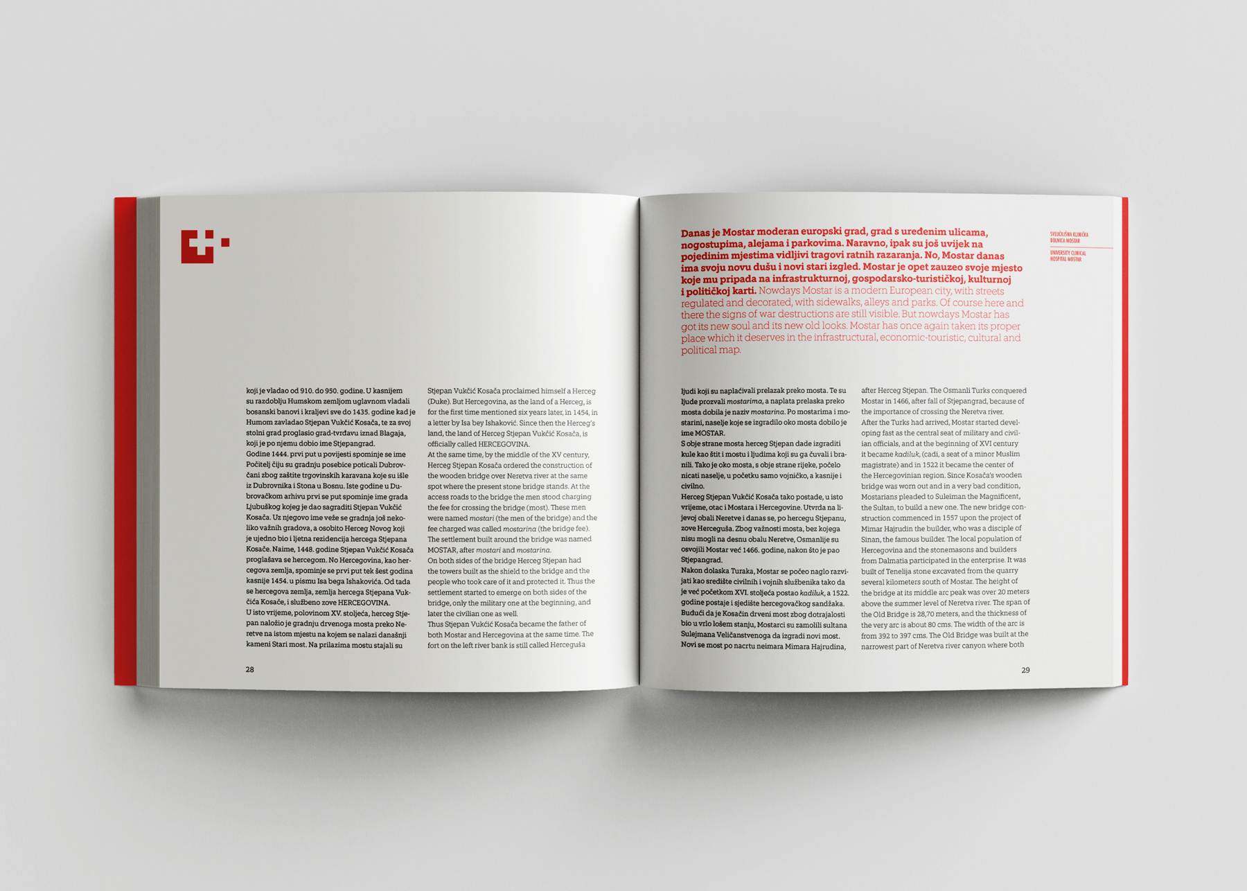 Design of the “Official History of University Clinical Hospital Mostar ...